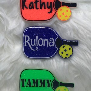 Pickleball Name Tags/pins - Etsy