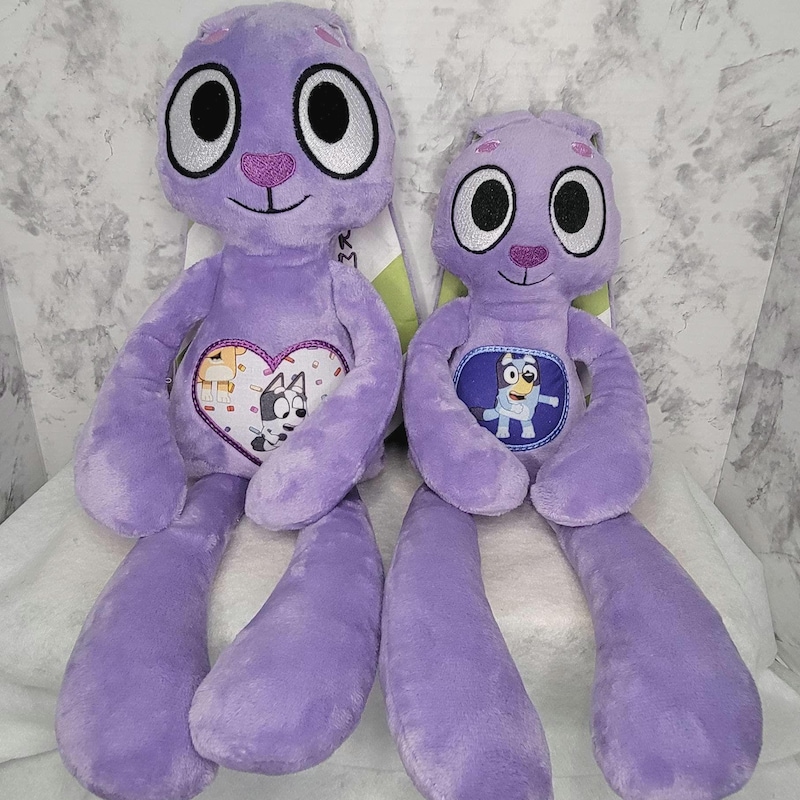 Purple Stuffed Bunny - Etsy