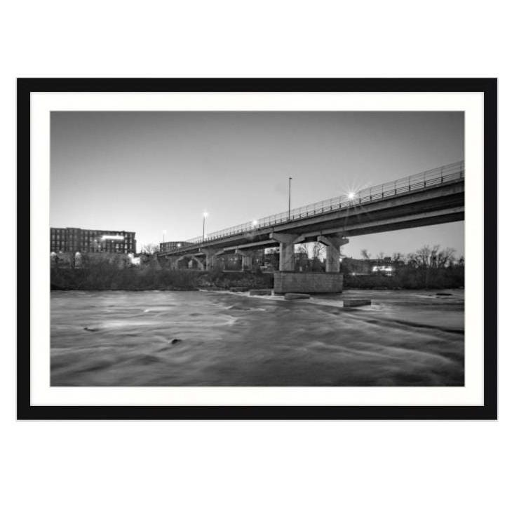 Bridge Street Bridge, Downtown Manchester, Merrimack River From Arms ...