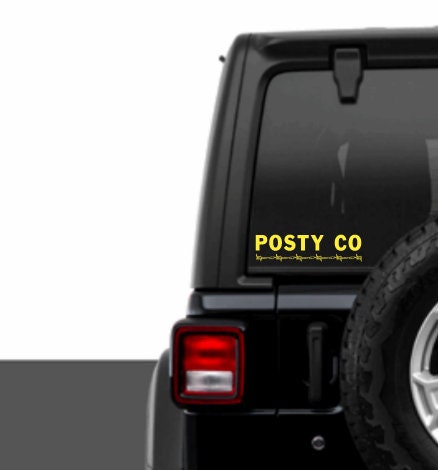 Posty Co Post Malone Inspired Decal - Etsy