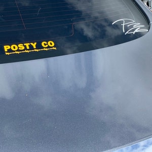 Posty Co Post Malone Inspired Decal - Etsy