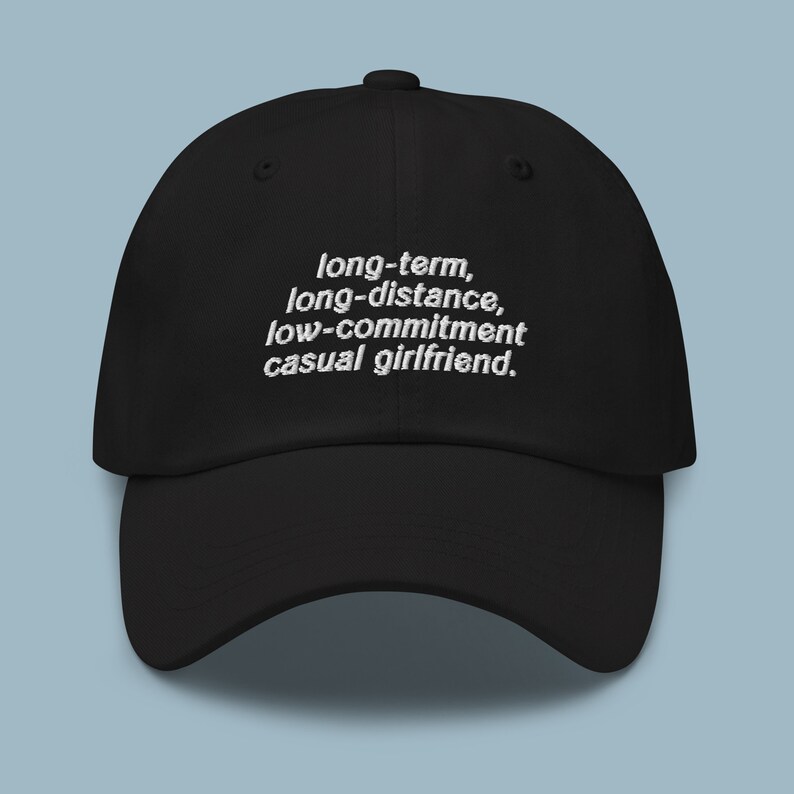 Long-term, Long-distance, Low-commitment Casual Girlfriend. Embroidered ...