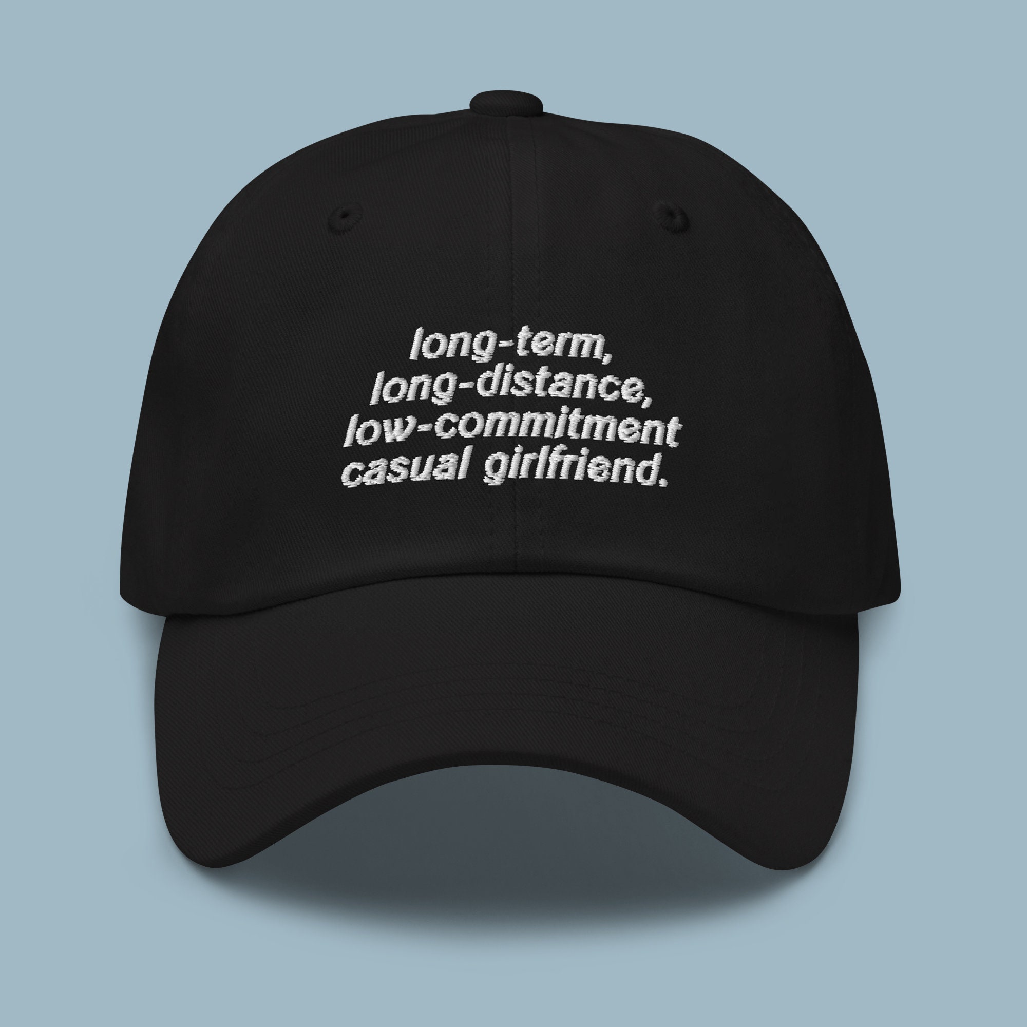 Long-term, Long-distance, Low-commitment Casual Girlfriend. Embroidered ...
