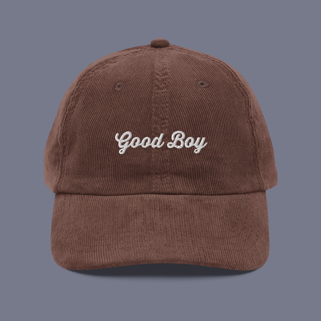 Good Boy Corduroy Hat | LGBTQIA+ Pride Baseball Cap | Queer Fashion - Etsy
