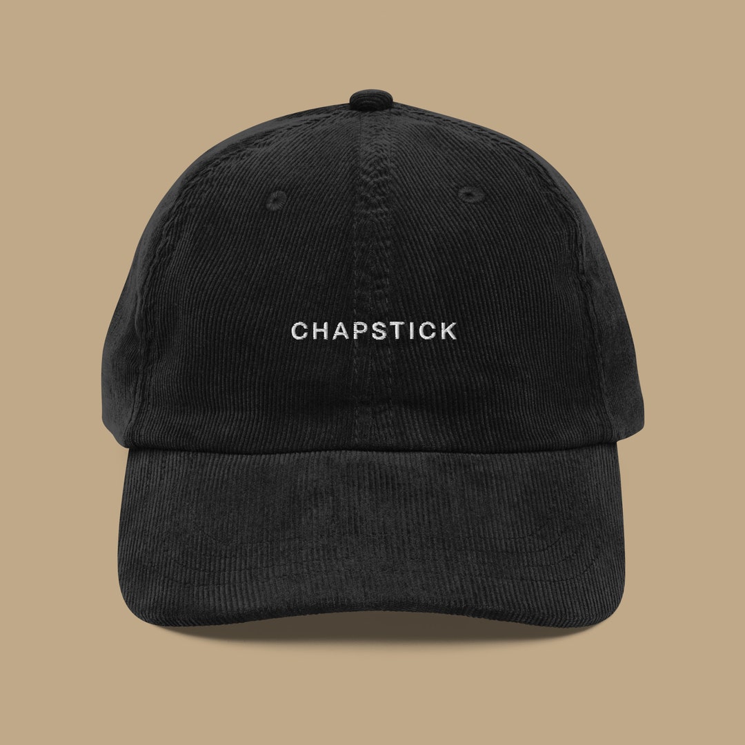 Chapstick Lesbian Corduroy Hat LGBTQIA Pride Baseball Cap Queer Fashion ...