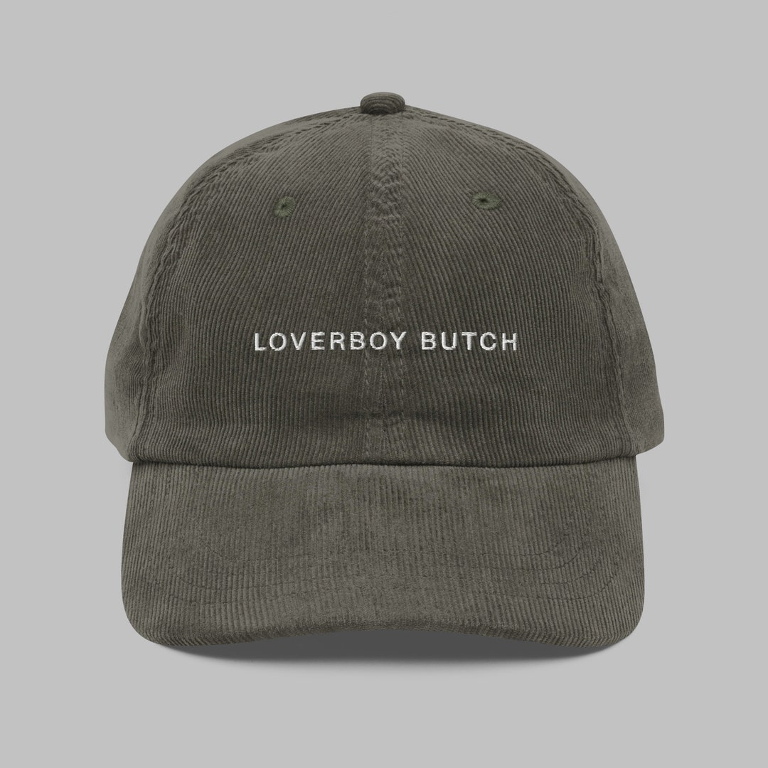 Loverboy Butch Embroidered Corduroy Hat | LGBTQIA+ Pride | Queer ...
