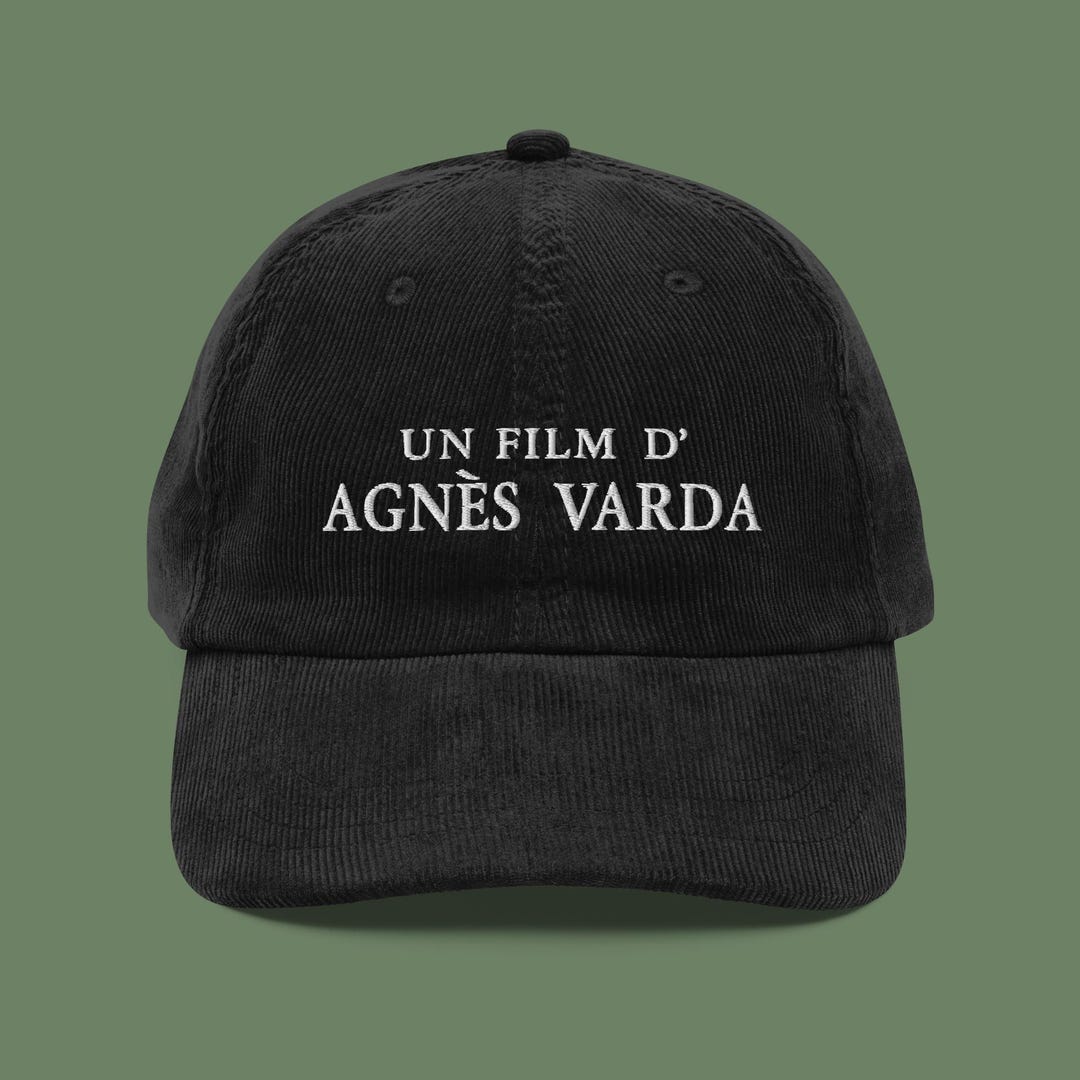 Agnès Varda Embroidered Corduroy Hat: Film Director Cap - Etsy