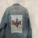 1980’s Retro Slipknot Logo Print Denim Jacket. - Etsy UK