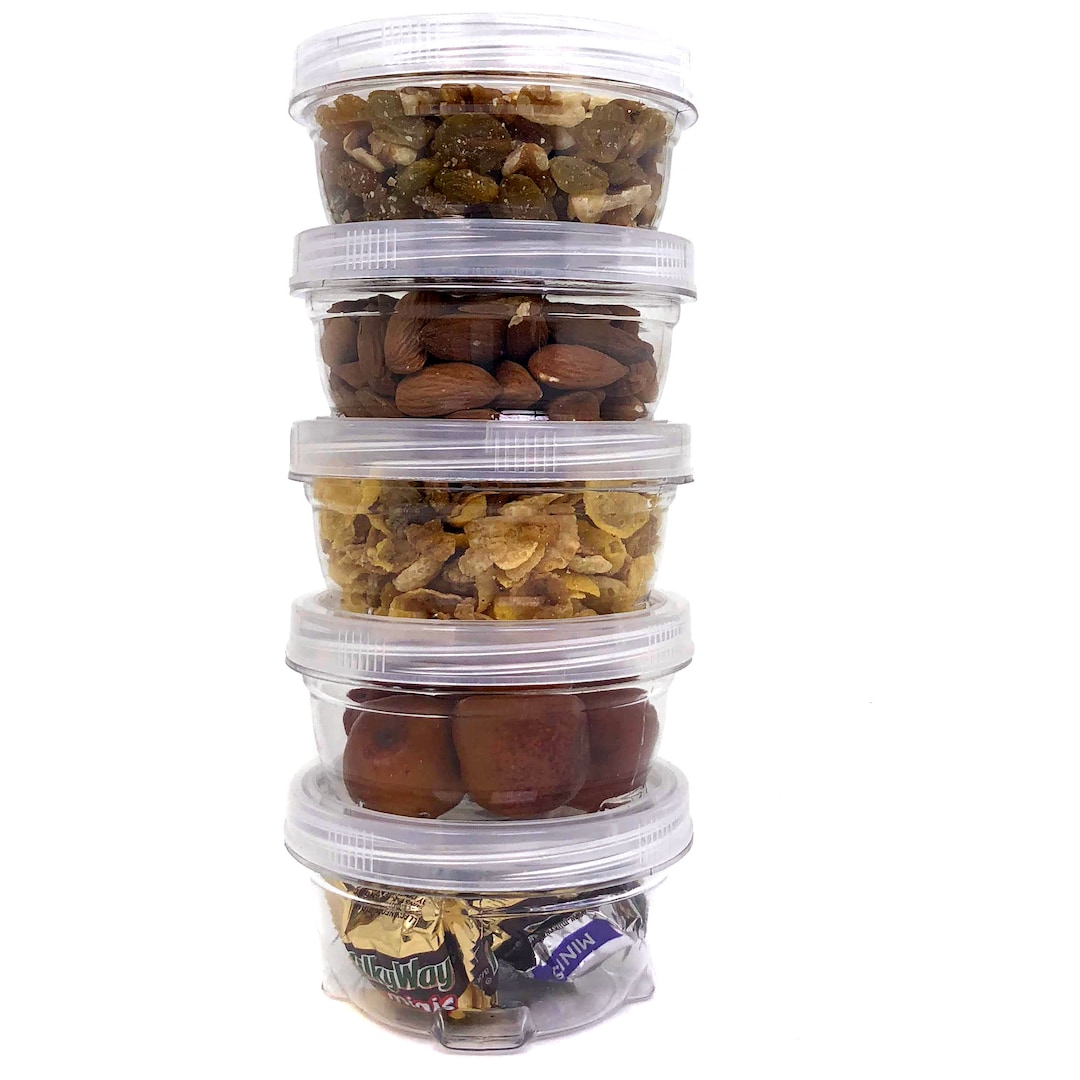 Storage Containers Clear Stackable Interlocking Detachable With Lid 5 ...