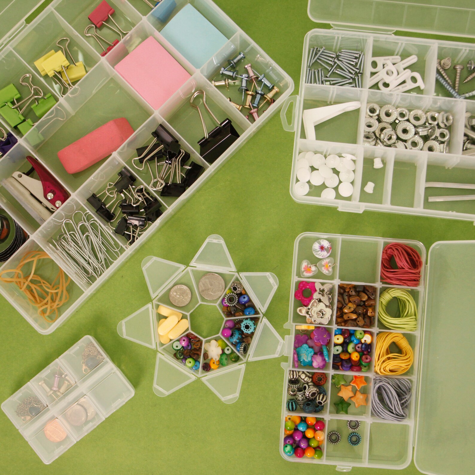 Craft Storage Organizer Bundle 5 PCS Craft Bead School - Etsy