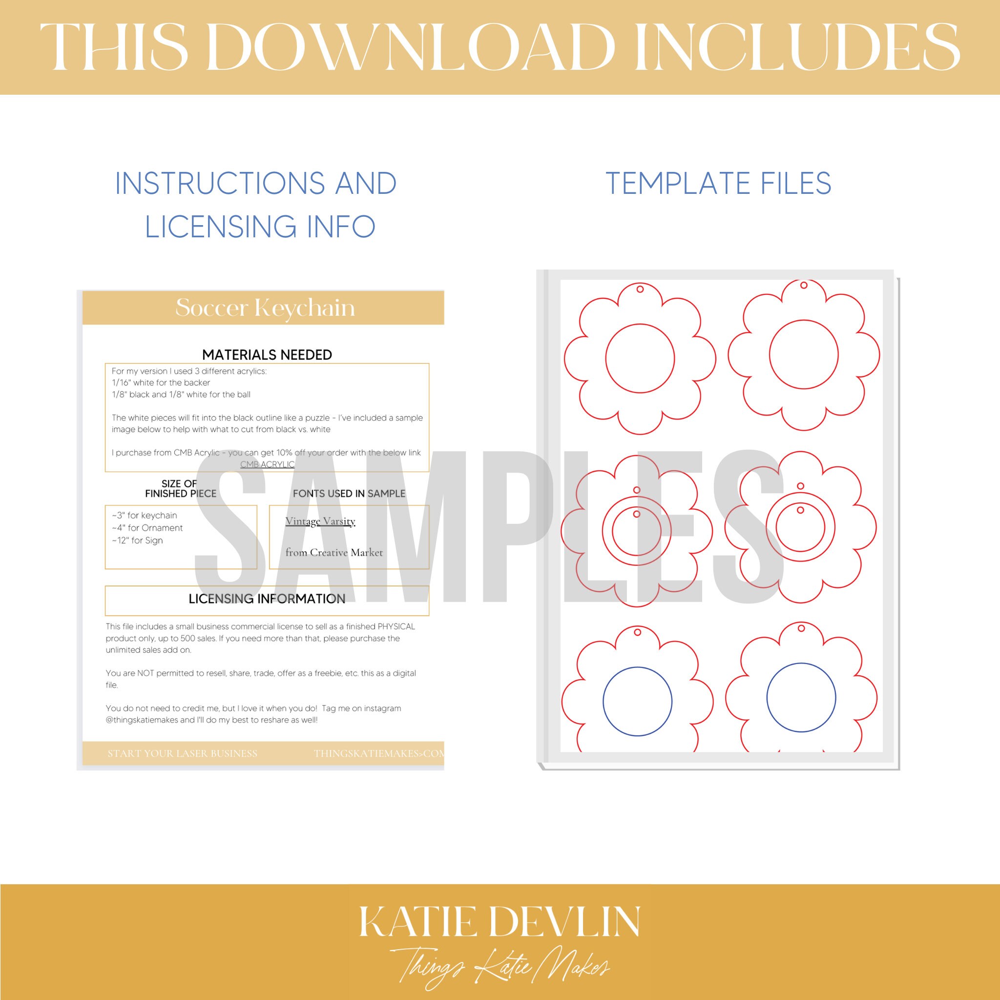 36oz Yeti Rambler Full Wrap Template SVG, Tumbler Laser Engraving ...