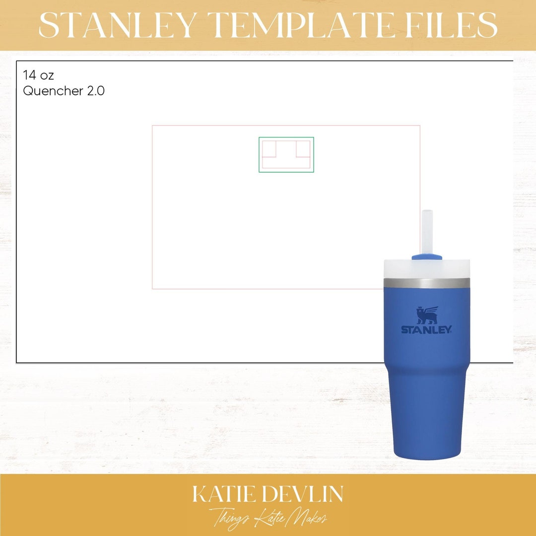 14oz Quencher 2.0 Full Wrap Template SVG, Tumbler Laser Engraving ...