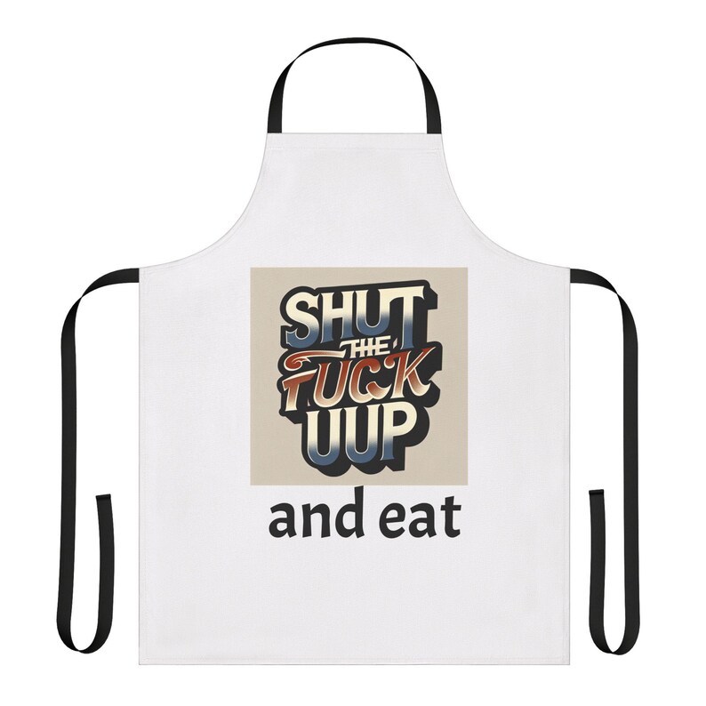 Apron, 5-color Straps AOP Fun, Cookout - Etsy