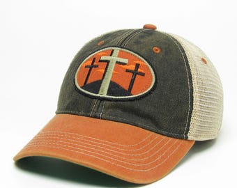 3 Crosses Legacy Trucker Hat Custom Embroidered Patch - Etsy