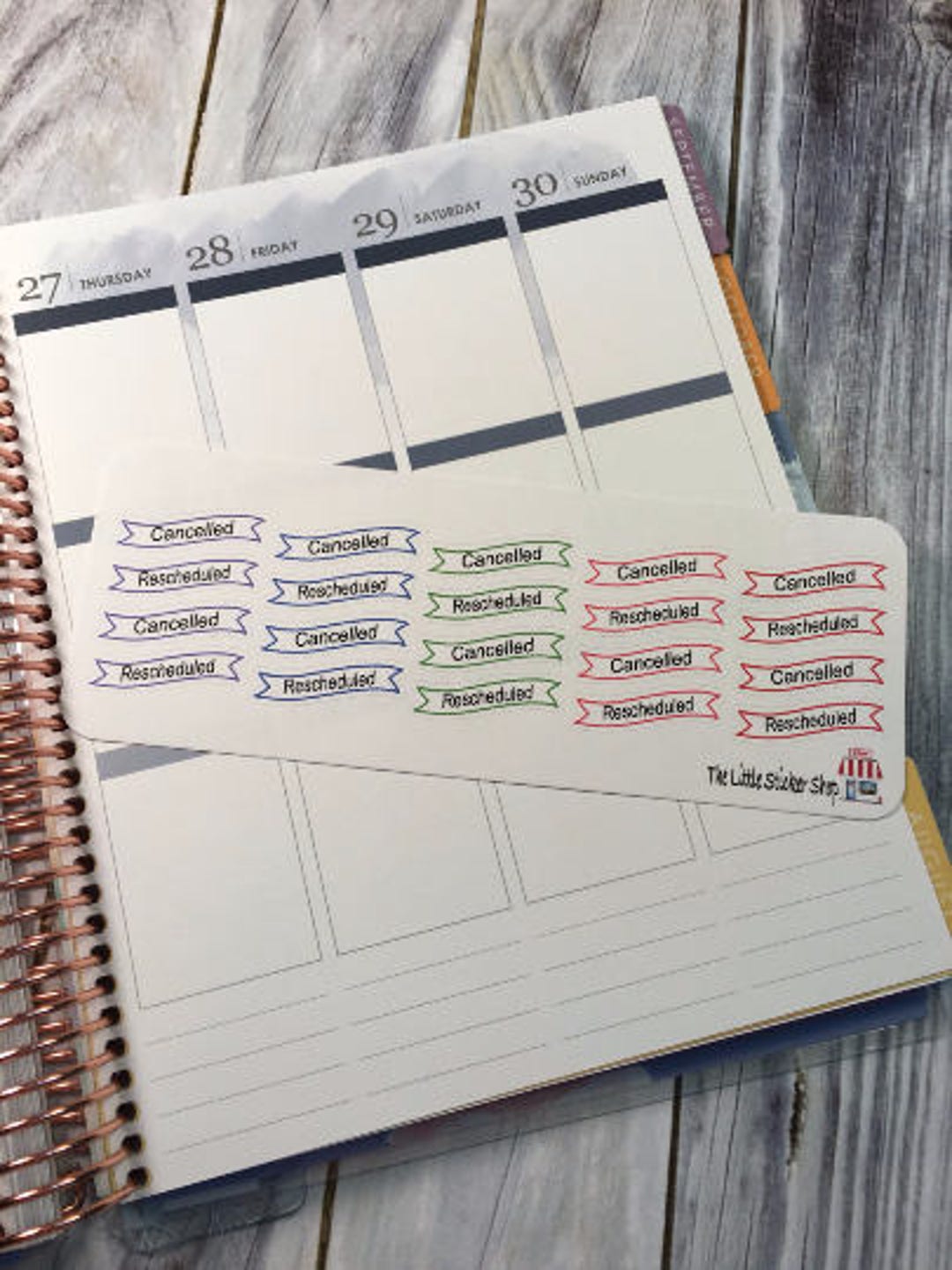 Cancel Stickers. Perfect for Any Planner! - Etsy