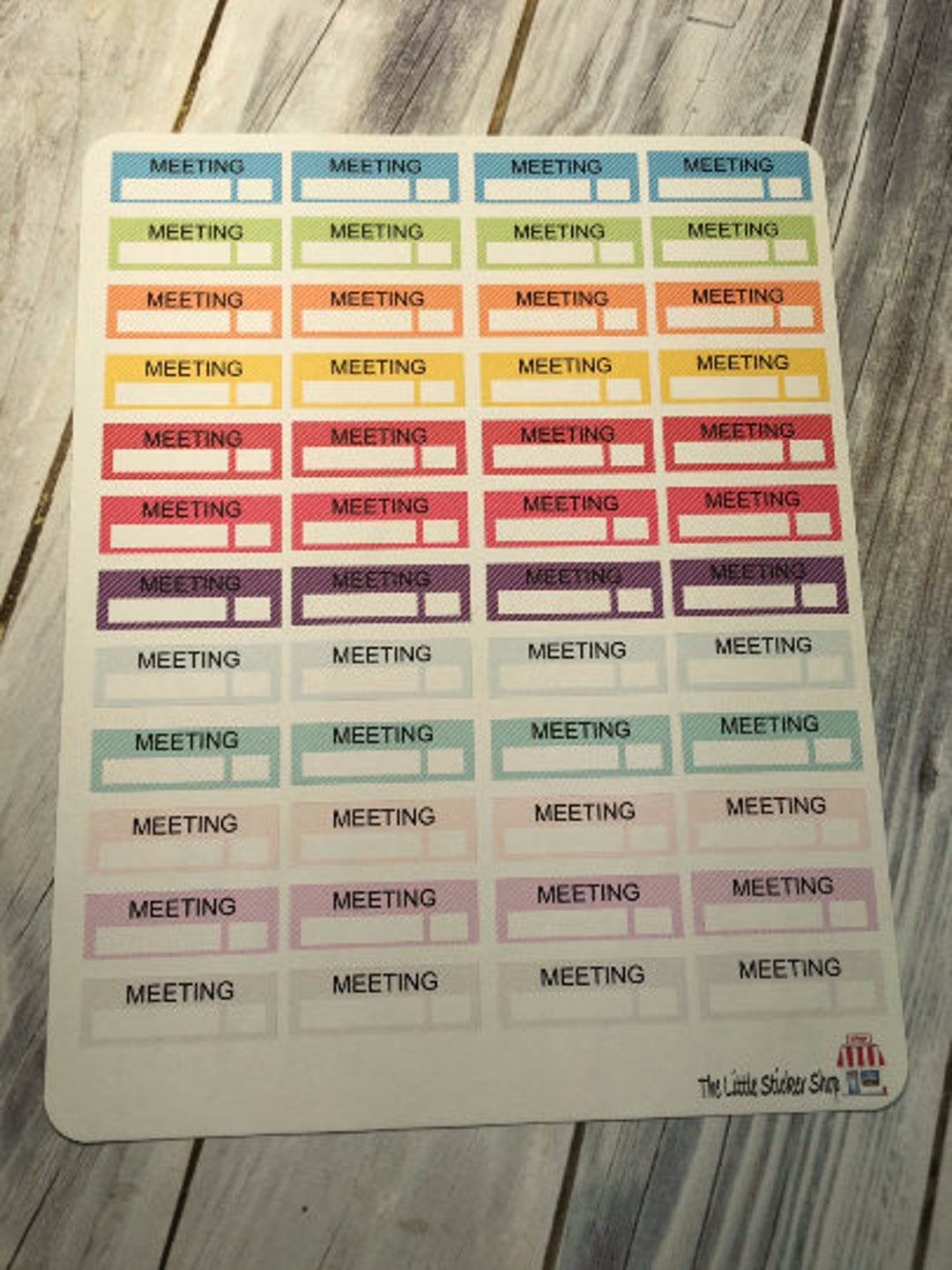 Meeting Stickers. Perfect for Any Planner! - Etsy