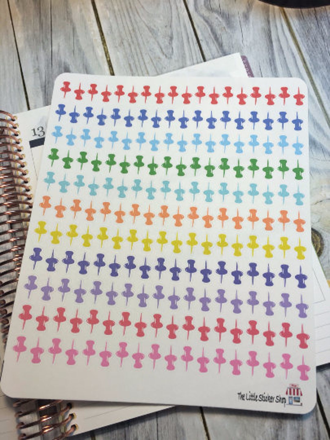 Thumb Tack Stickers. Perfect for Any Planner! - Etsy