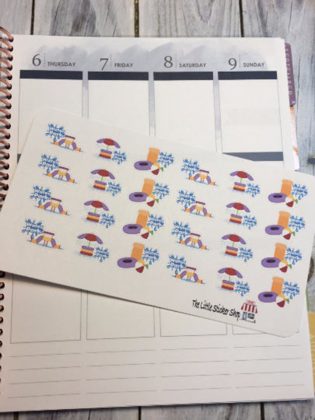 Water Park Stickers. Perfect for Any Planner! - Etsy