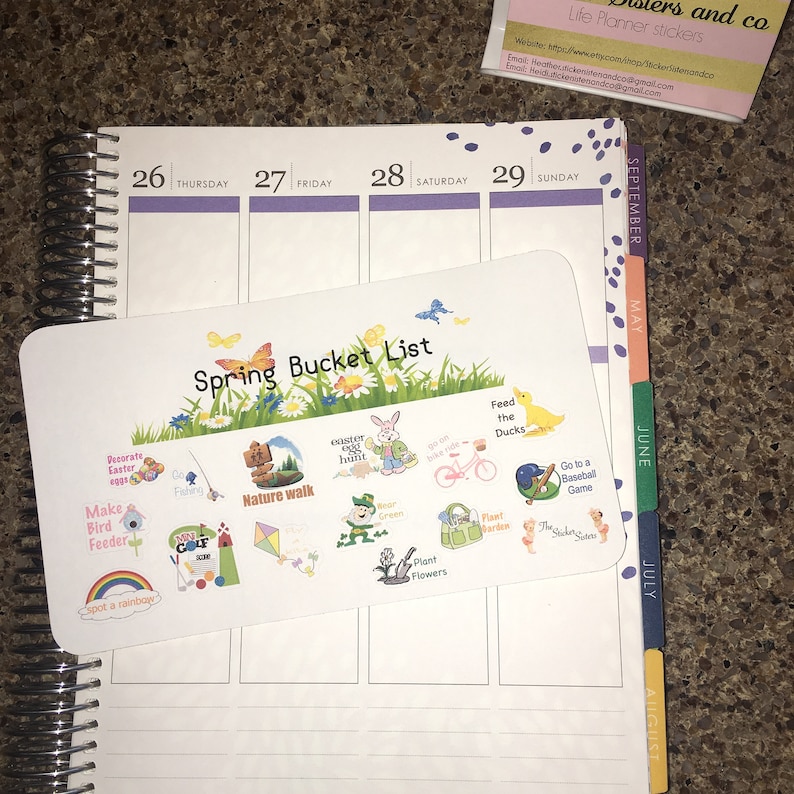 Bucket List Stickers. Perfect for Any Planner | Etsy
