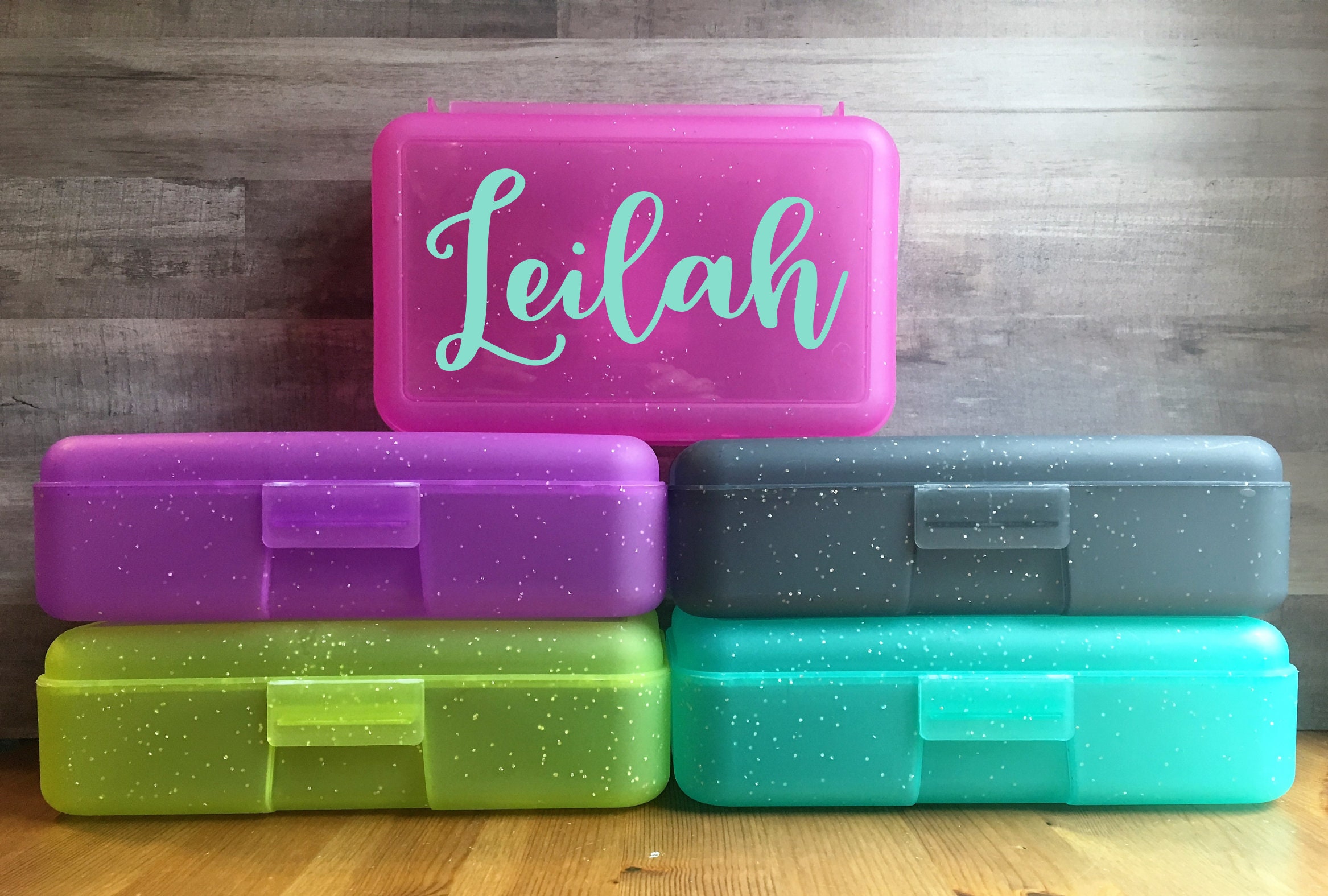 Personalized Pencil Box Back To School Pencil Box Name | Etsy