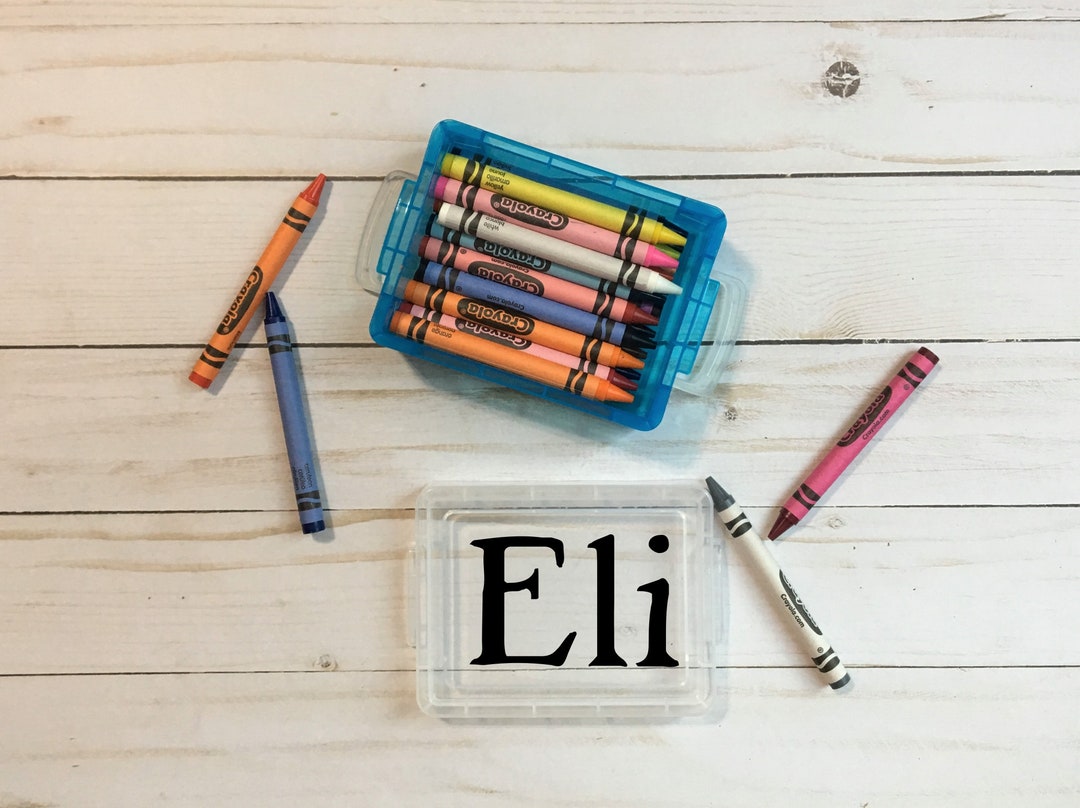 Personalized Crayon Box, Kids Birthday Party Favor, Custom Crayon Box ...