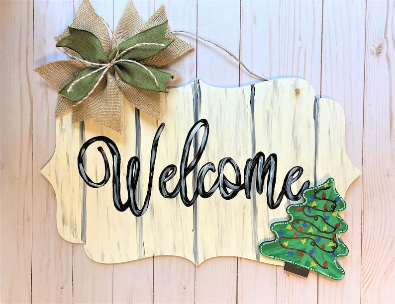 Interchangeable Welcome Sign Pieces Seasonal HOME Wood - Etsy
