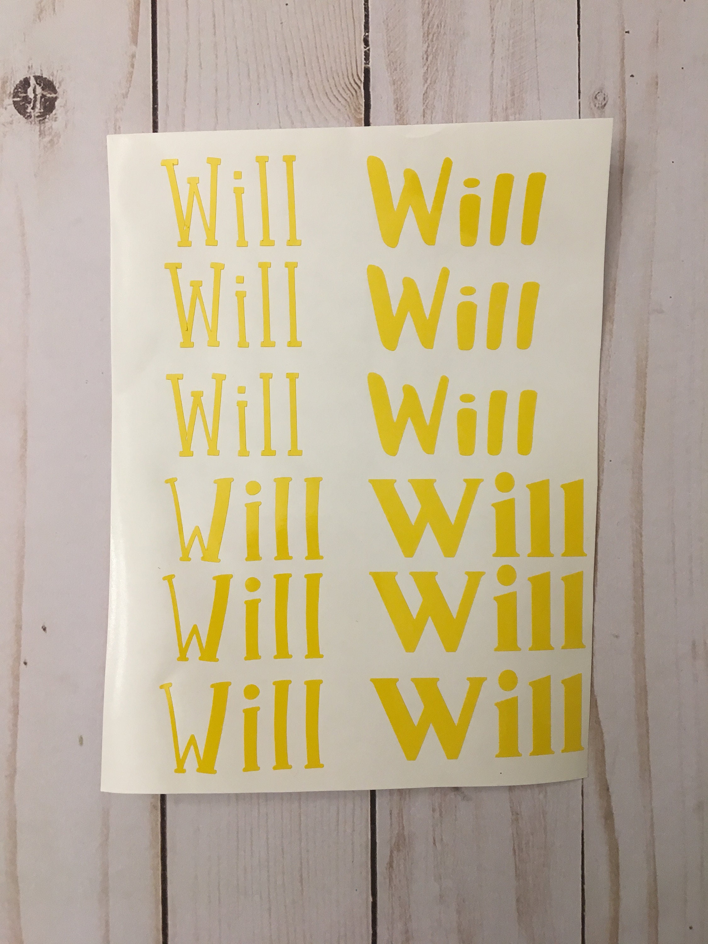 Back to School Supply Label Set, Kids Name Decals, Set of 12, Daycare ...