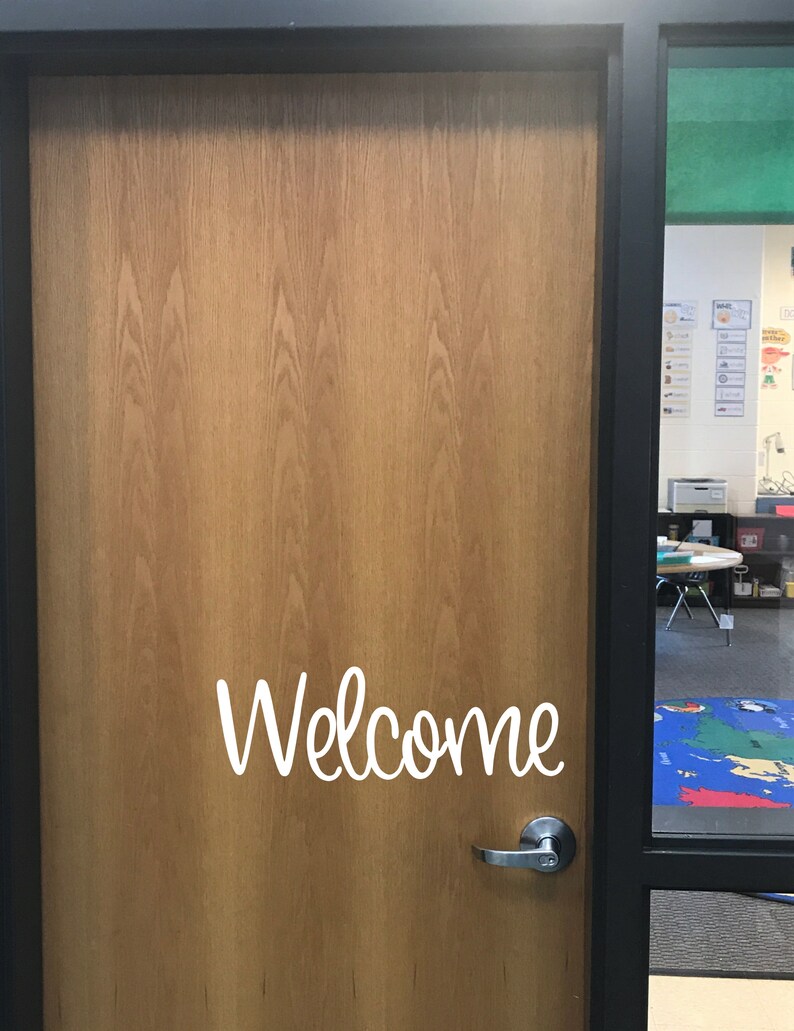 Classroom Door Decal Teacher Door Sticker Back to School - Etsy