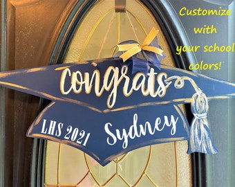 Graduation Cap Door | Etsy
