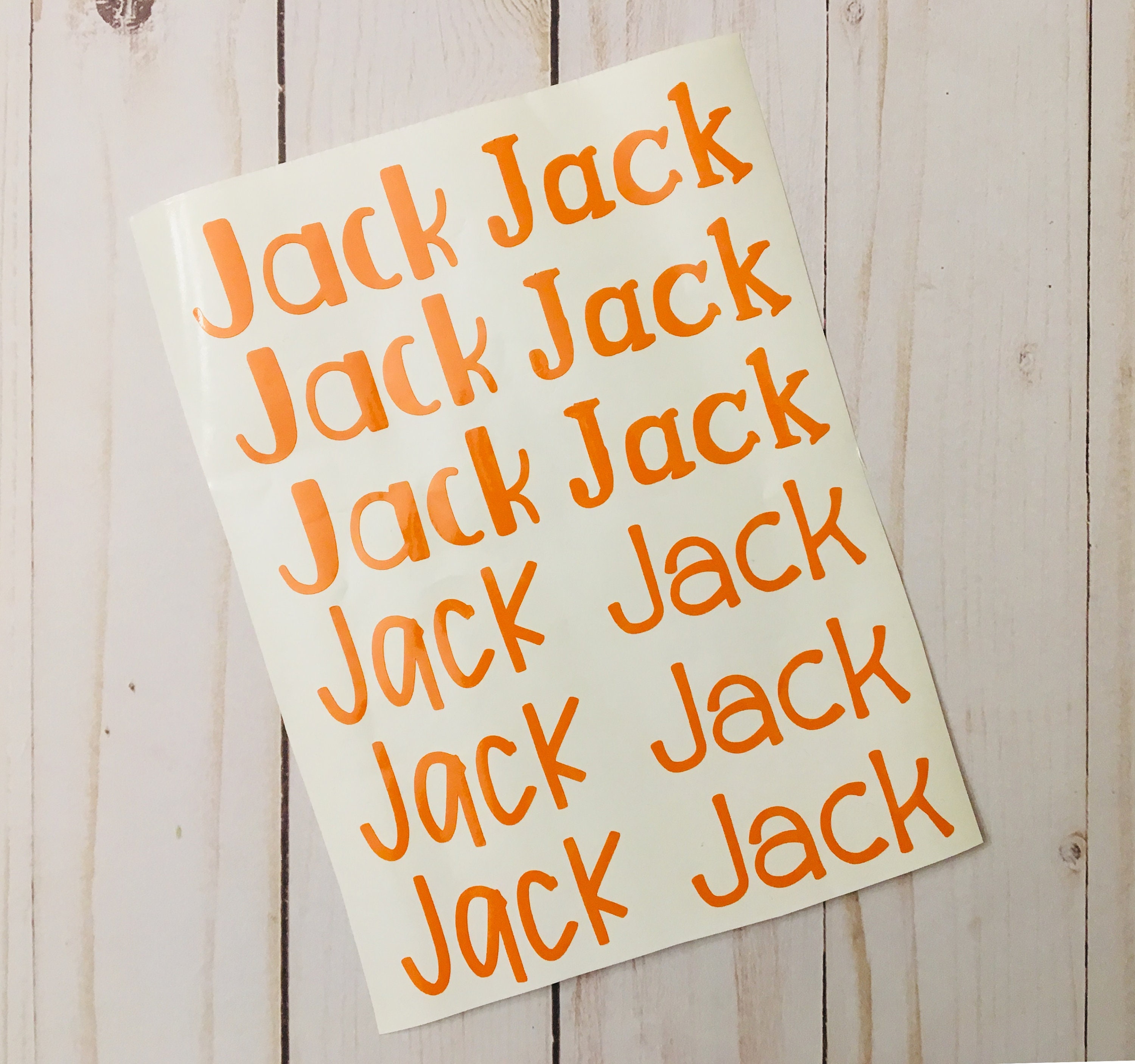 Back to School Supply Label Set Custom Name Decal Set of 12 | Etsy