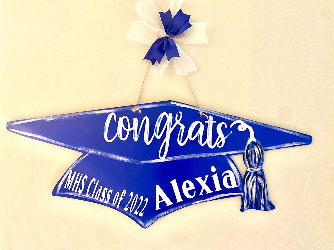 Graduation Banner Class of '22 Photo Prop 2022 Grad Cap - Etsy