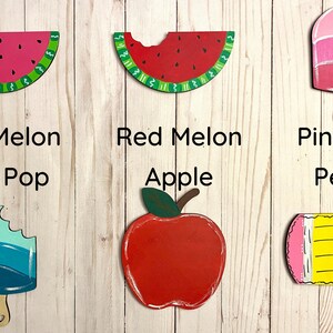 Interchangeable Welcome Sign Pieces, Seasonal HOME Wood Shapes, Season ...