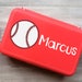 Personalized Pencil Box Back to School Pencil Box Baseball - Etsy