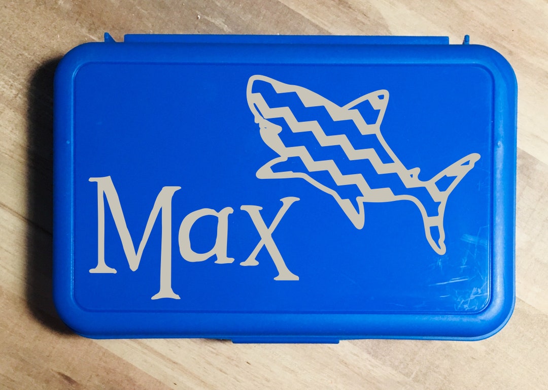 Personalized Shark Pencil Box, Back to School Pencil Box, Boys Pencil ...