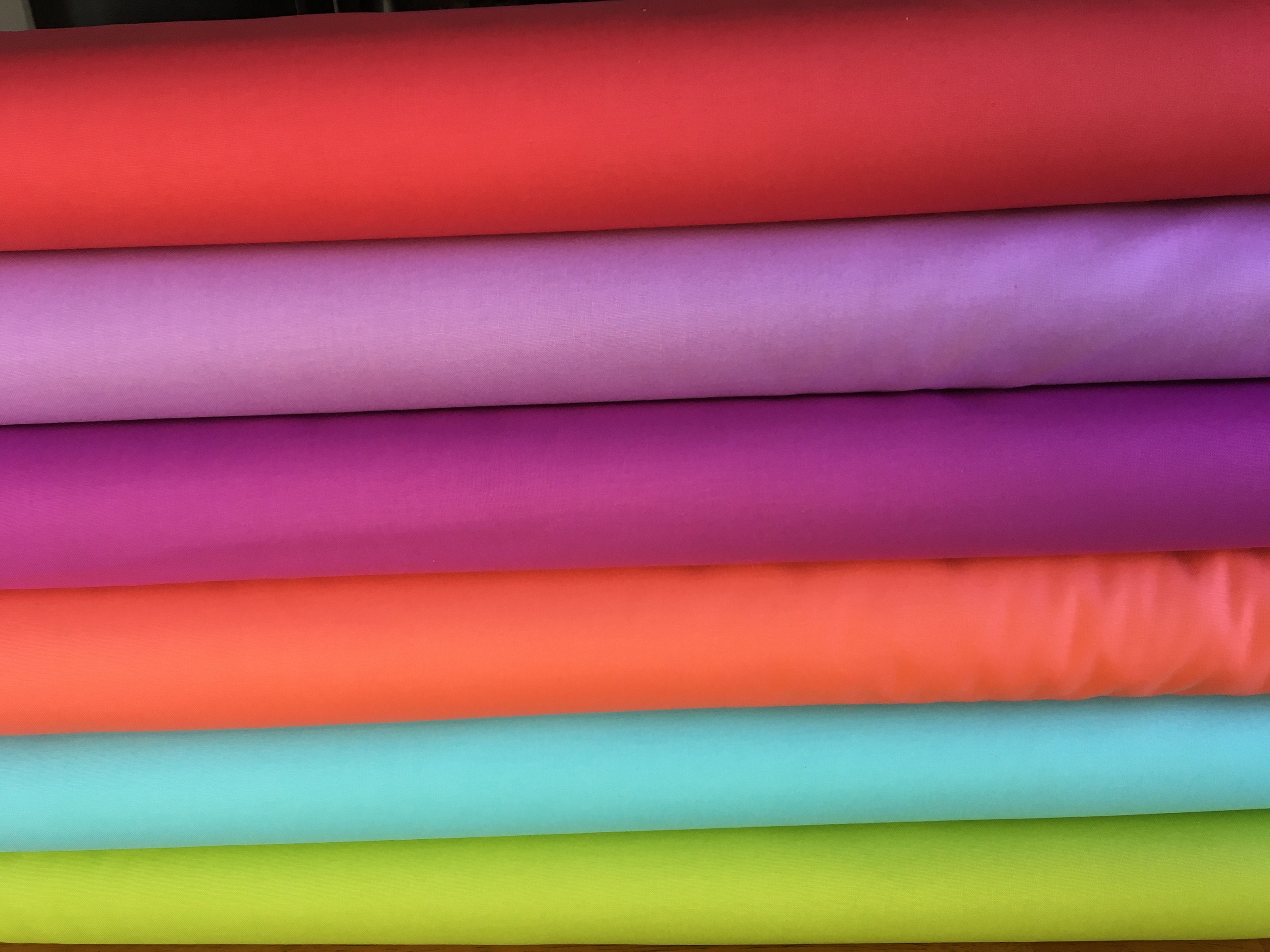 Tula Pink Solids. Designer Essentials. These colors coordinate | Etsy