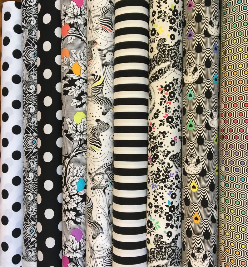 A Selection From Tula Pink's Newest Collection Linework. | Etsy