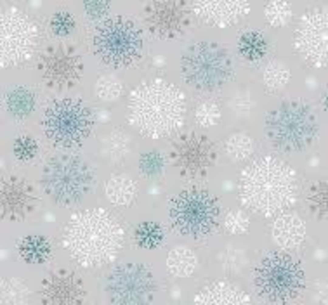 Snow Day Flannel Snowflakes From Lewis and Irene Maywood Studio Fabrics ...