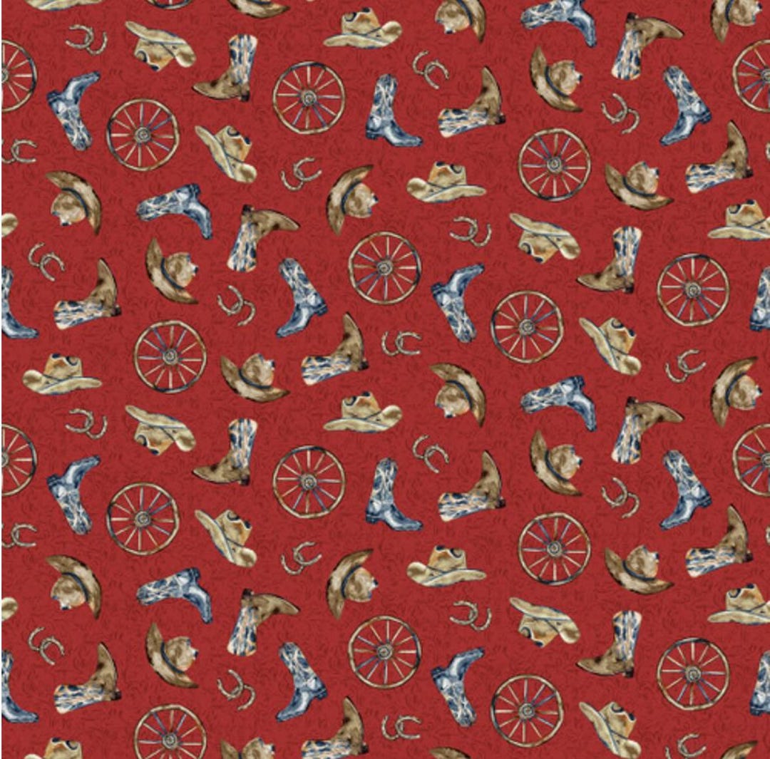 Western View Western Motifs by Denise Sullivan for Henry Glass 1597-88 ...