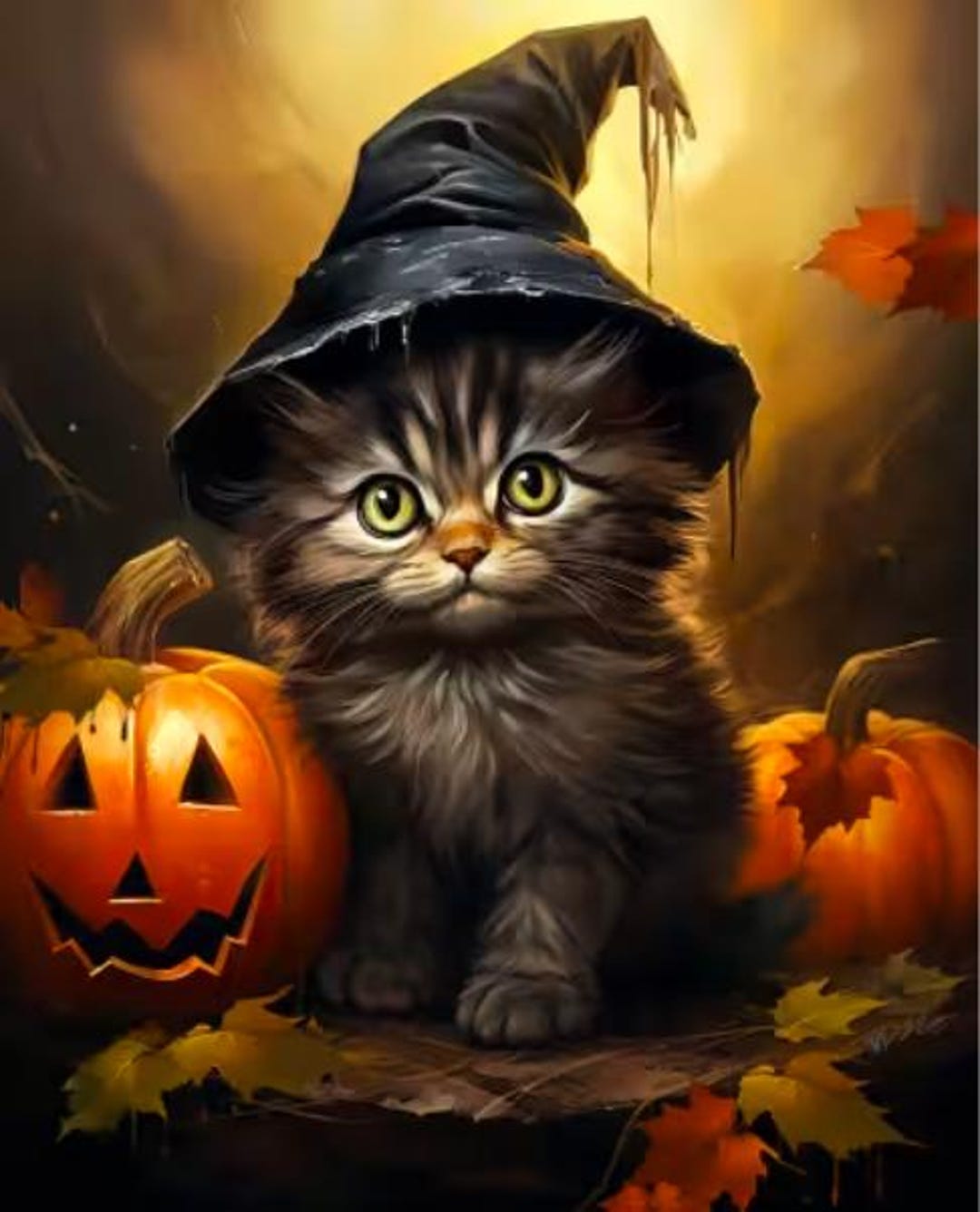 Kitty Witch Doctor Panel by Momart for Art Licensing. 36" X 44" Wide AL ...