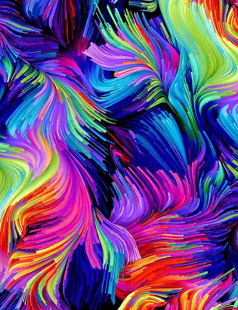 Bright Swirls by Timeless Treasures. Vibrant Colors. - Etsy