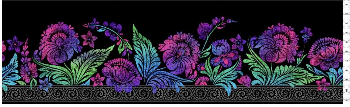 Kit to Make a Vivid One Fabric Kaleidoscope Quilt by Jason Yenter for ...