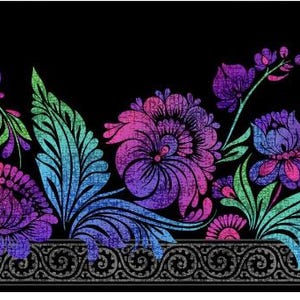 Kit to Make a Vivid One Fabric Kaleidoscope Quilt by Jason Yenter for ...