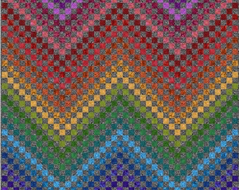 Kit to Make a Calypso II Quilt in Blue by Jason Yenter for in the ...