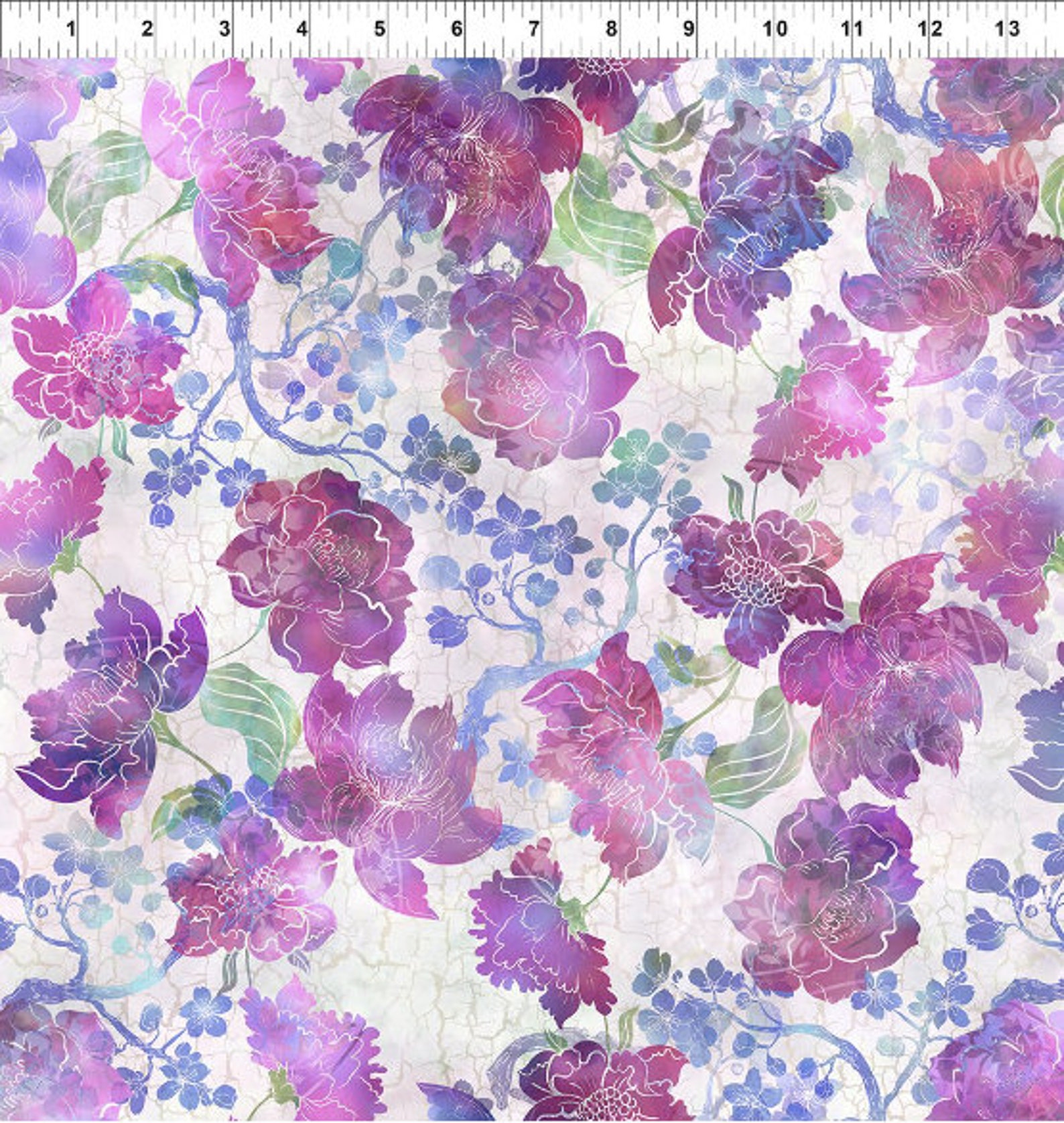 Ethereal Border by Jason Yenter for in the Beginning Fabrics, 10JYT-1 ...
