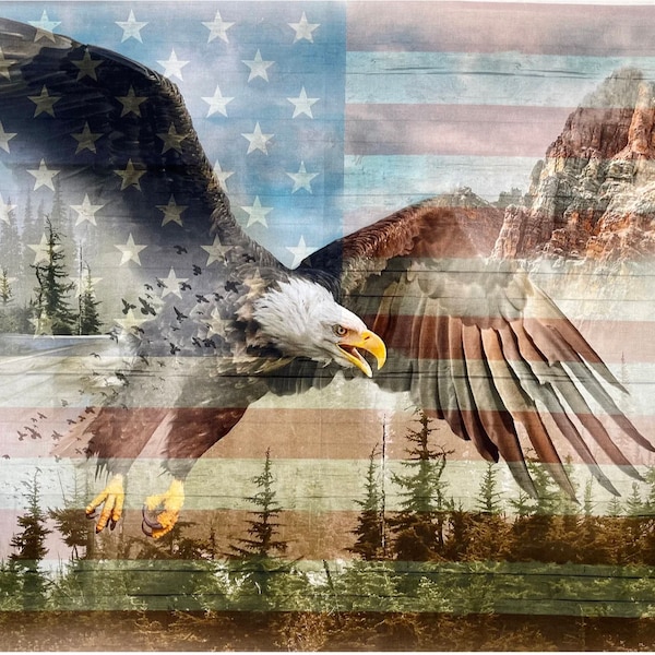 Eagle Fabric Panels - Etsy