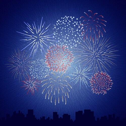 Patriotic Spectrum Digital Panel by Hoffman From Supernova - Etsy