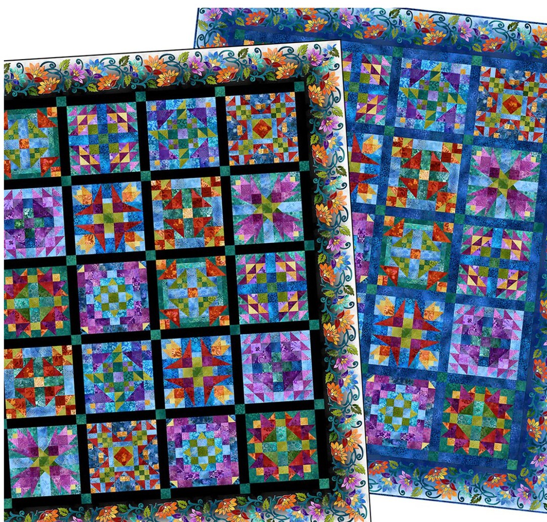 Pattern for a Prism Block of the Month Quilt by Jason Yenter for in the ...