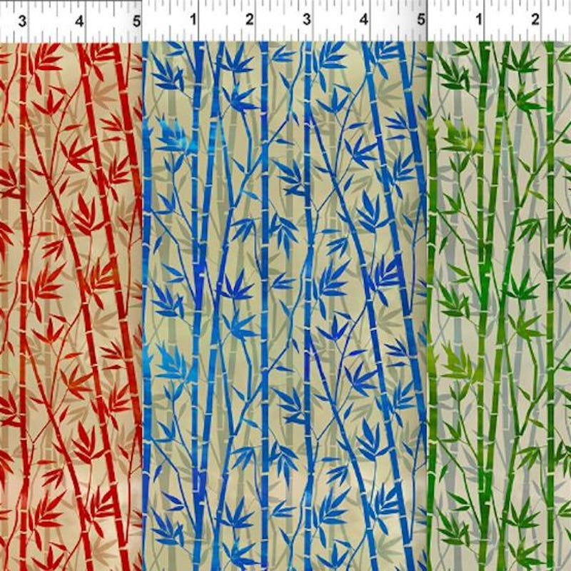 Bamboo Print Fabric - Etsy
