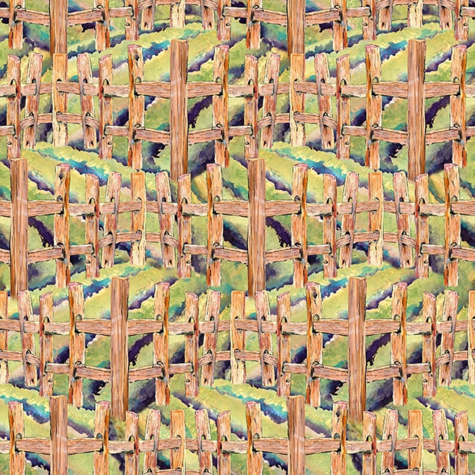 Out of Farms Way Farm Tractors by Anne Gregory for Blank Quilting, 3249 ...
