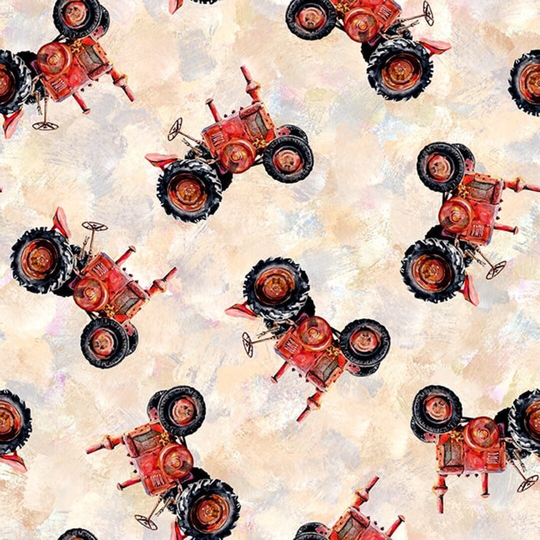 Out of Farms Way Farm Tractors by Anne Gregory for Blank Quilting, 3249 ...